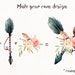 Watercolor Arrows Clipart Png. Tribal Ethnic Wedding Arrows Floral ...