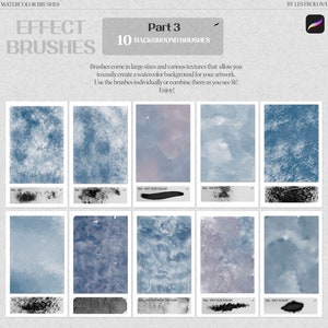 BUNDLE 96 Realistic Watercolor Procreate Brushes Kit - Etsy
