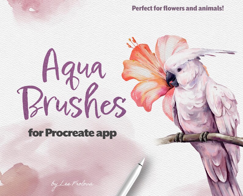 Watercolor Realistic Procreate Brushes Kit - Etsy