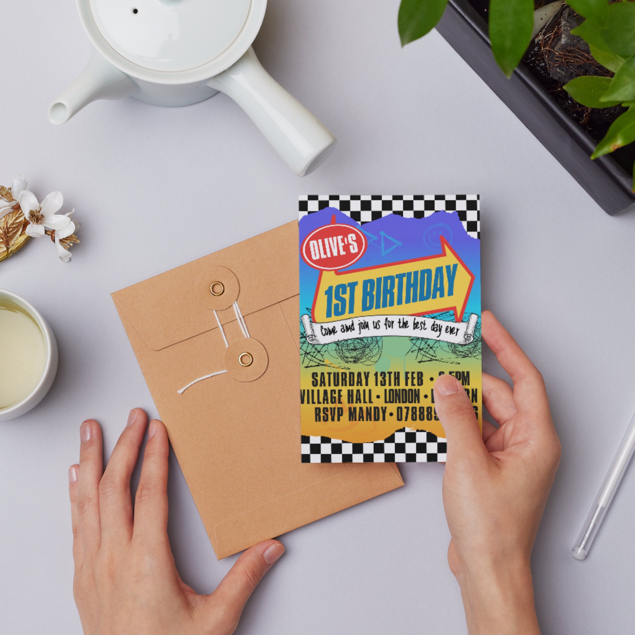 Warped Tour Party Invitation - Etsy