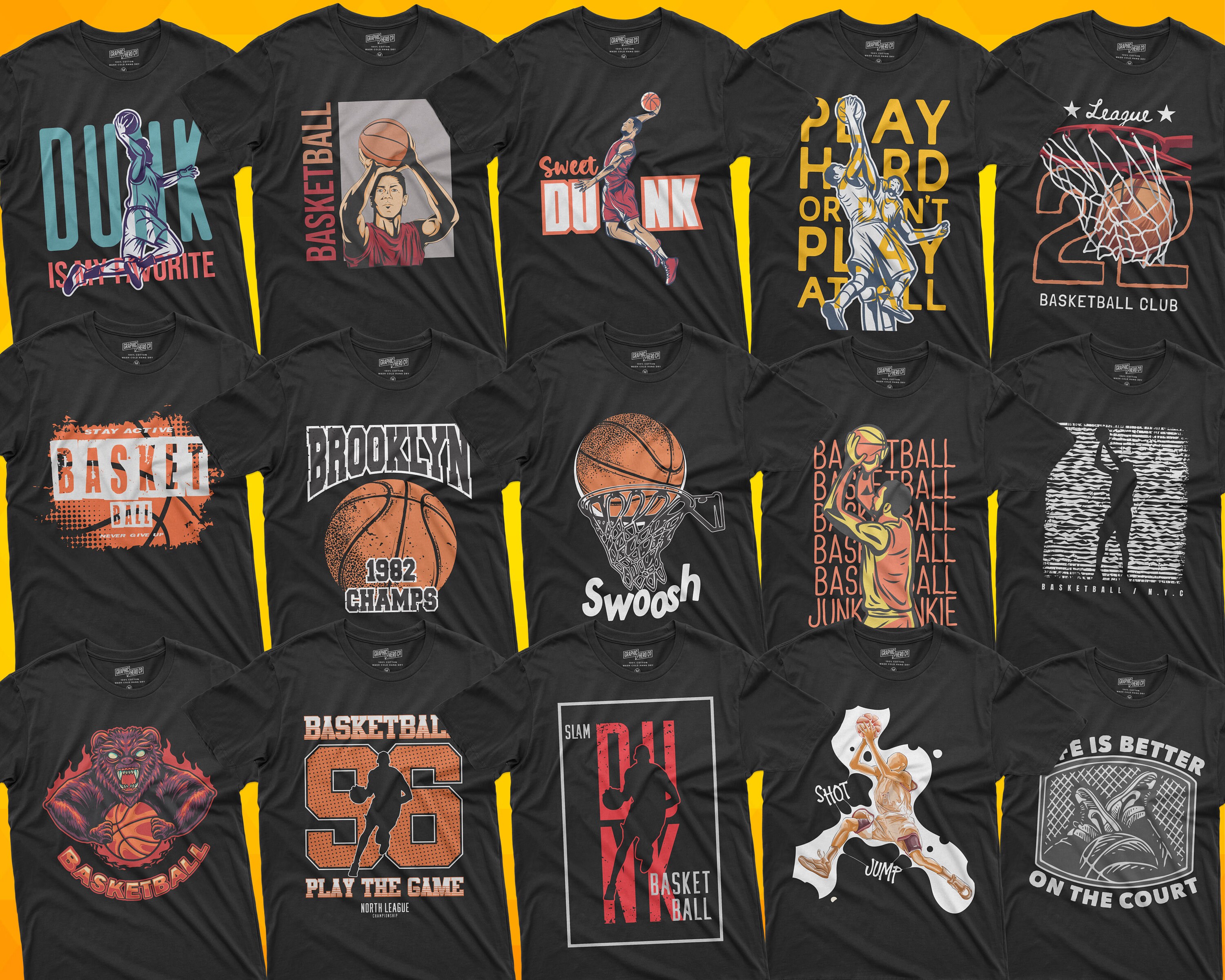 100 Basketball Streetwear Bundle, T Shirt Design , Basketball Player ...