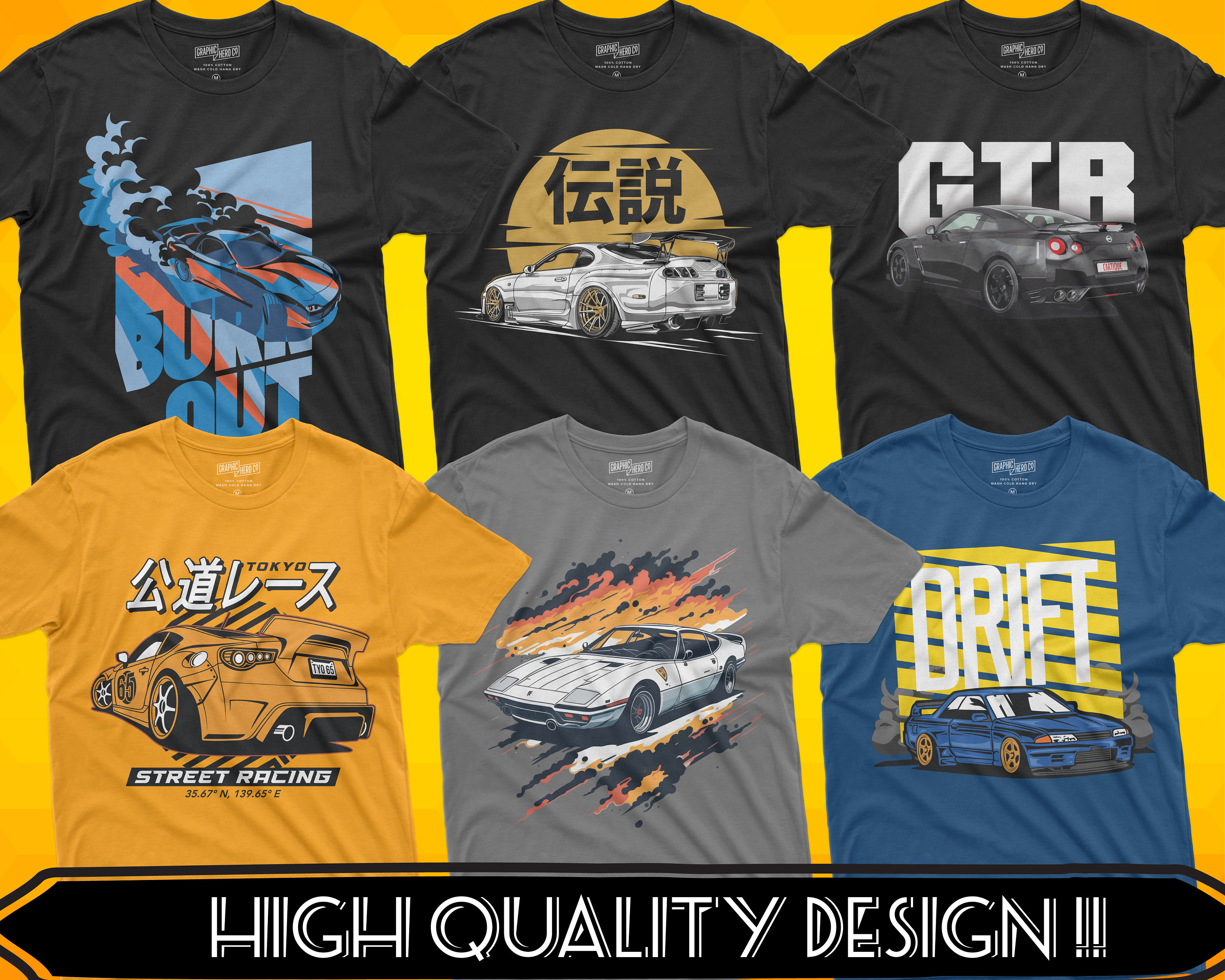 90 Sport Car/racing Designs V2 , T-shirt Design Bundle, Streetwear ...