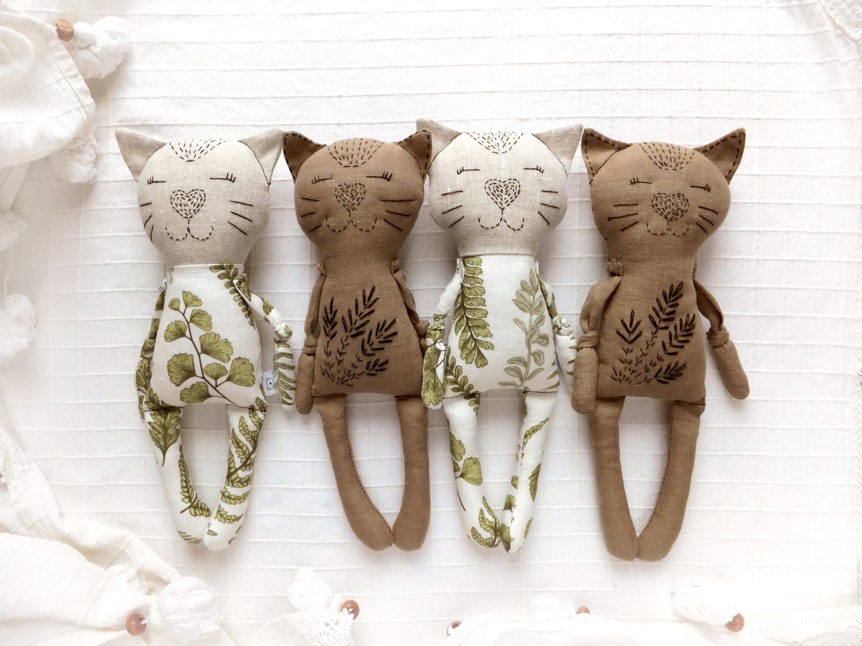 Cat Doll Pattern PDF Cat SEWING PATTERN Stuffed Animal Cat - Etsy