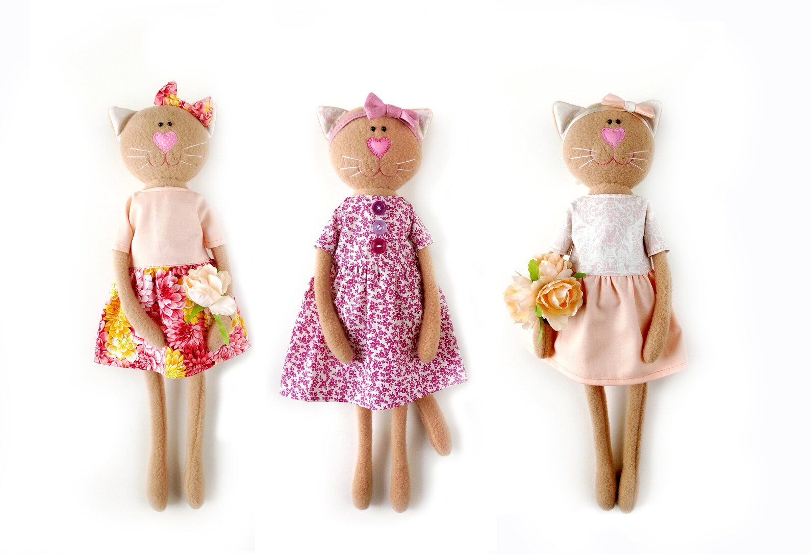 Cat Doll Sewing Pattern Cat Doll Pattern Stuffed Animal Cat - Etsy
