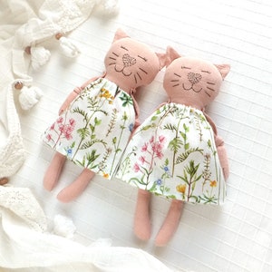 Cat Doll SEWING PATTERN Stuffed Cat Doll Pattern PDF With Set of ...