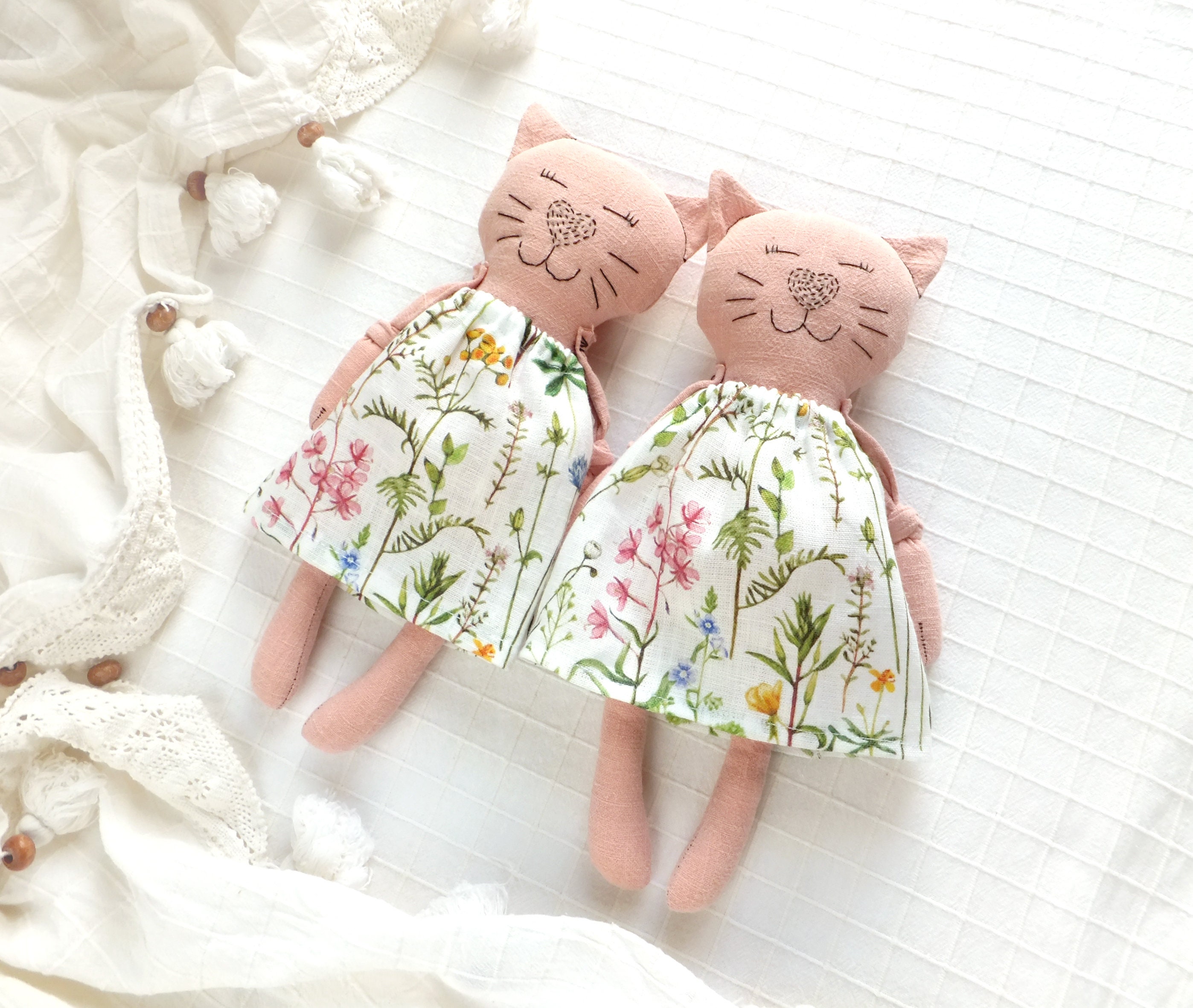 Cat Doll SEWING PATTERN Stuffed Cat Doll Pattern PDF With - Etsy