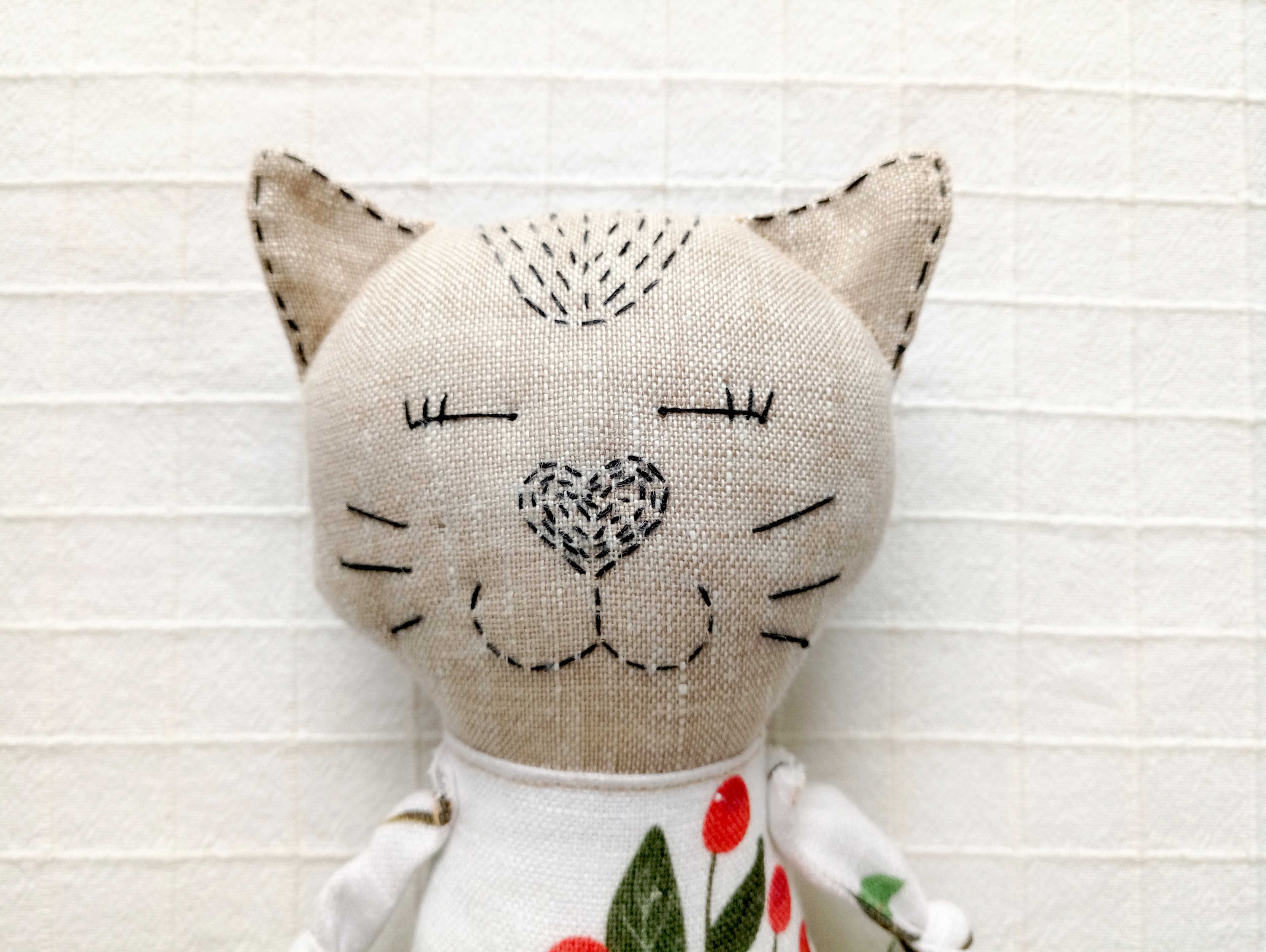 Cat SEWING PATTERN Cat Doll Pattern PDF Plushie Pattern - Etsy
