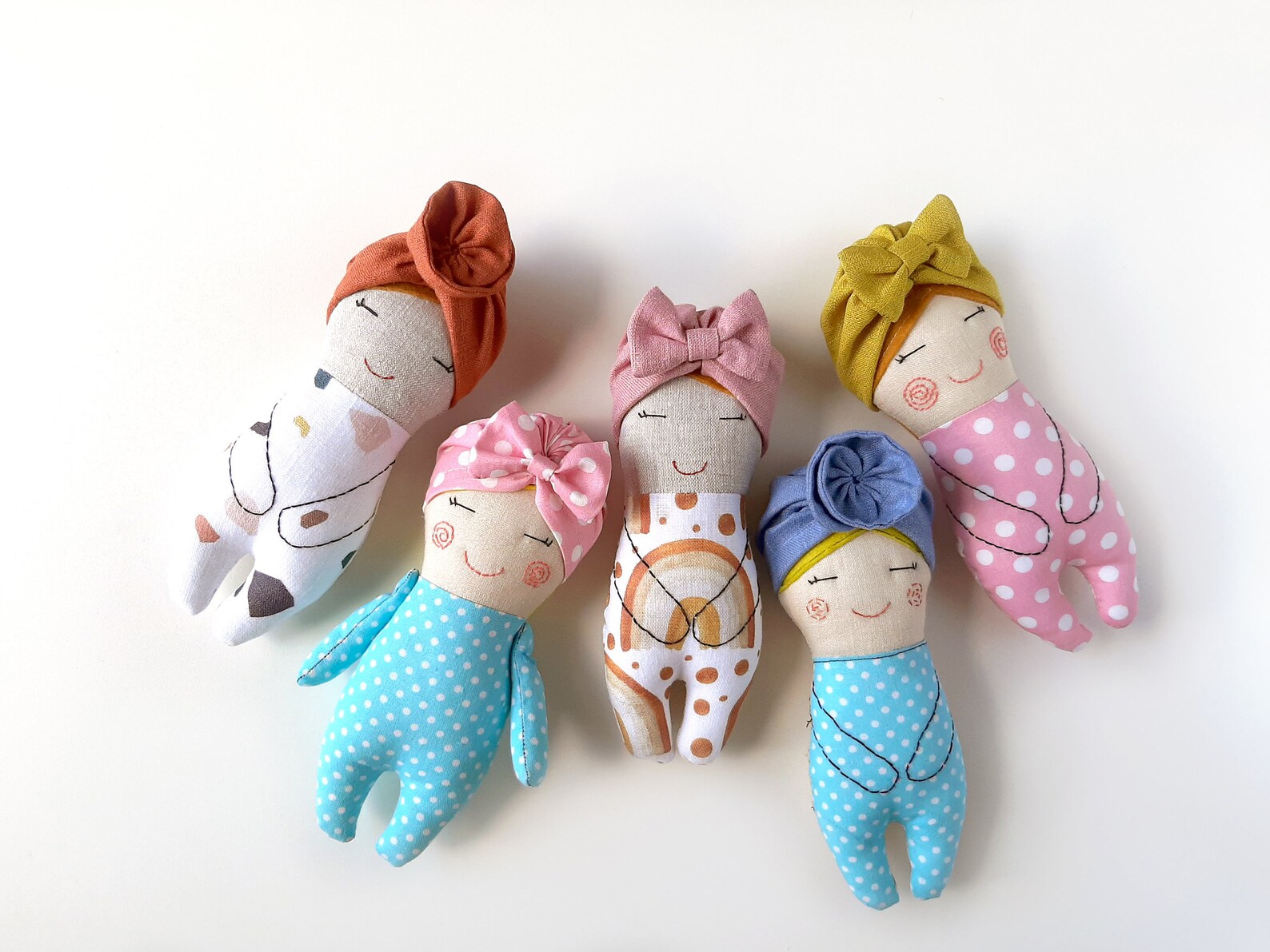 PDF Cloth Doll SEWING PATTERN Tiny Rag Doll Pattern for - Etsy