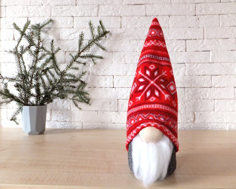 Gnome Sewing Pattern Pdf Christmas Gnome Patterns For Sewing Scandinavian Gnome Etsy