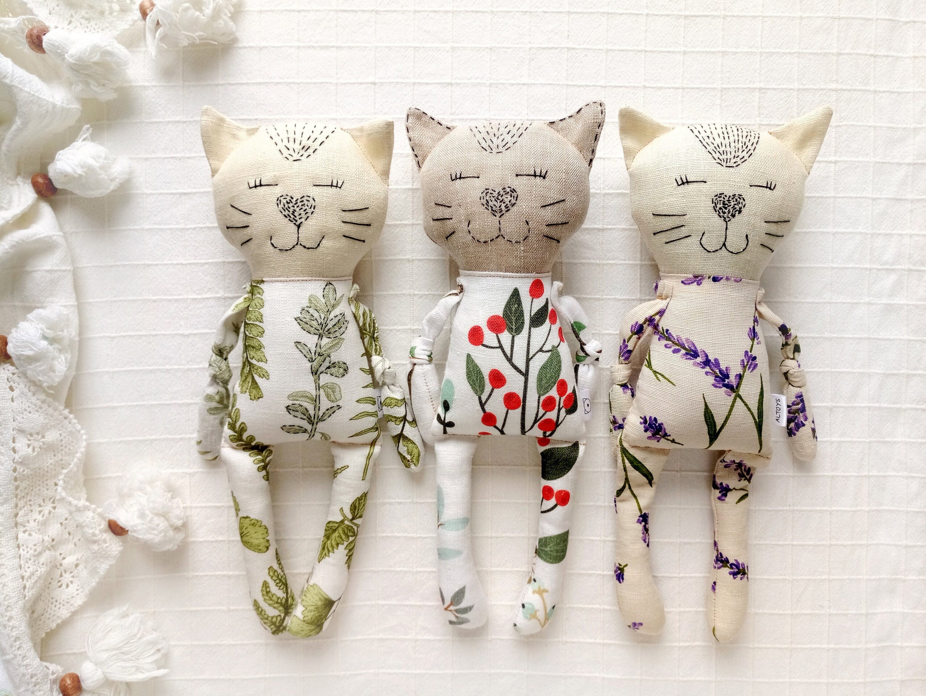 Cat Doll SEWING PATTERN Stuffed Cat Doll Pattern PDF With - Etsy