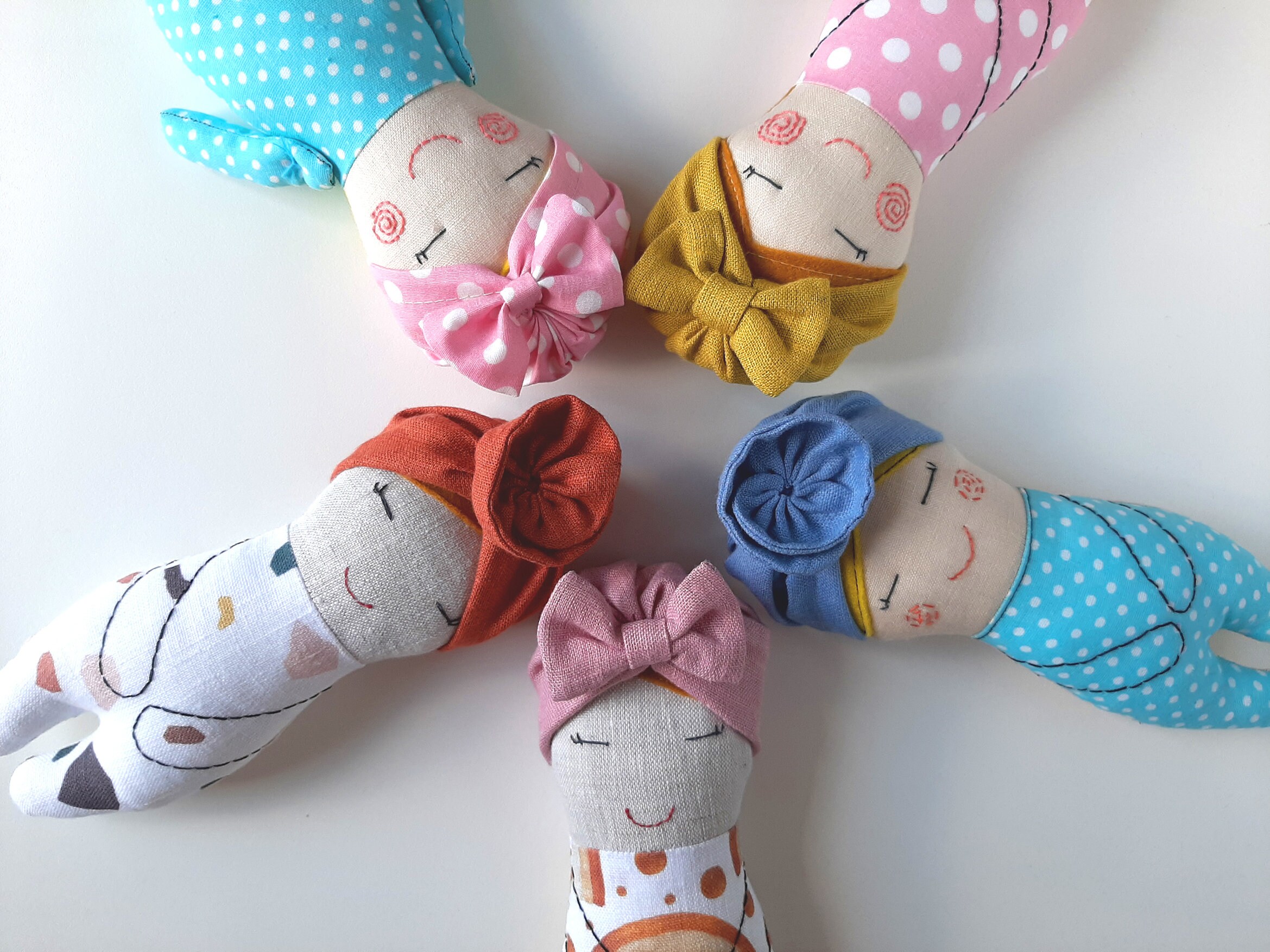 Rag Doll SEWING PATTERN PDF Tiny Doll Pattern for Beginners - Etsy