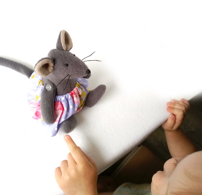 Mouse SEWING PATTERN Rag Doll Pattern Stuffed Mouse Rat Doll Pattern ...
