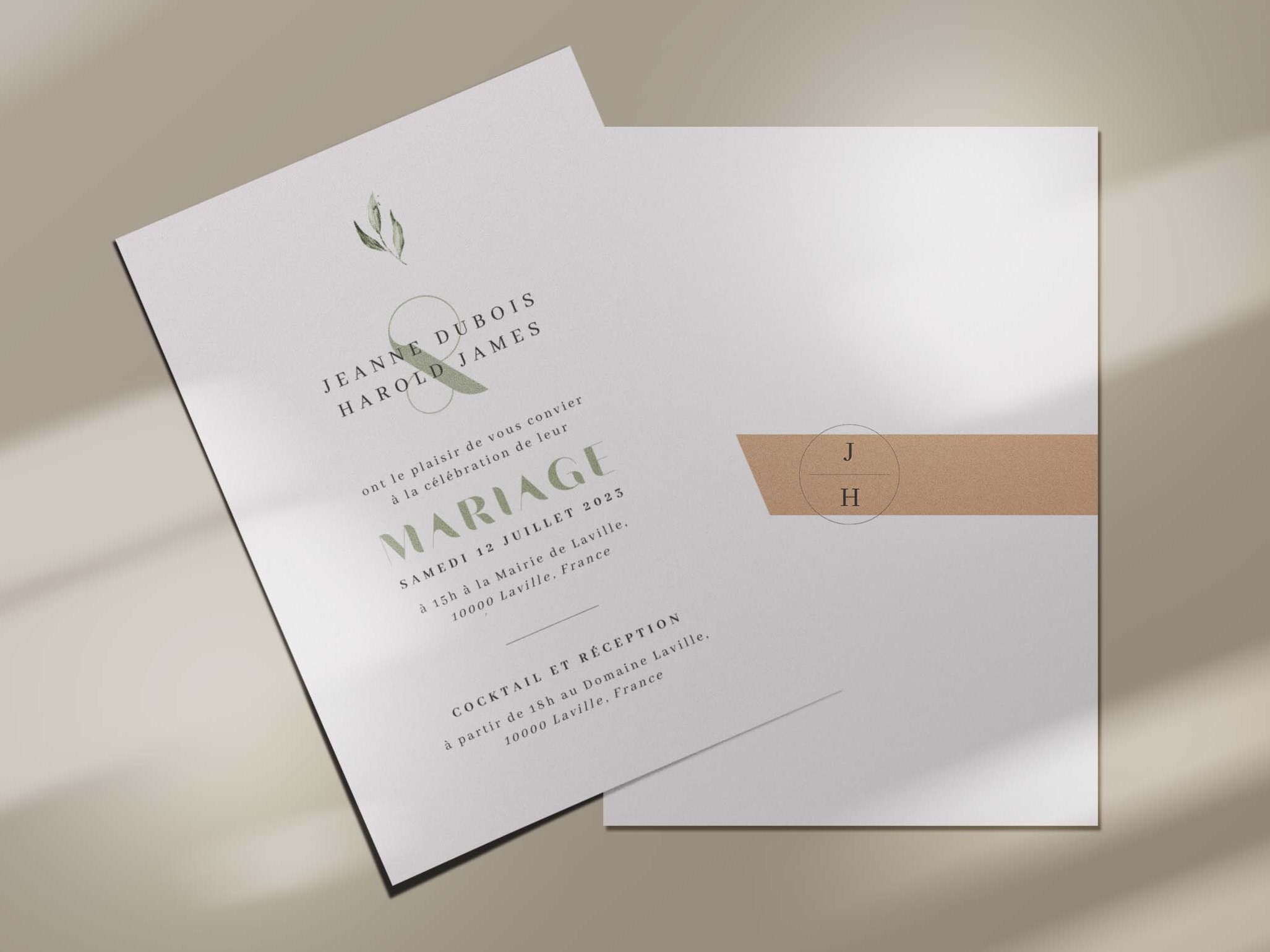 Provence Wedding Invitation - Complete Customizable Wedding Set ...