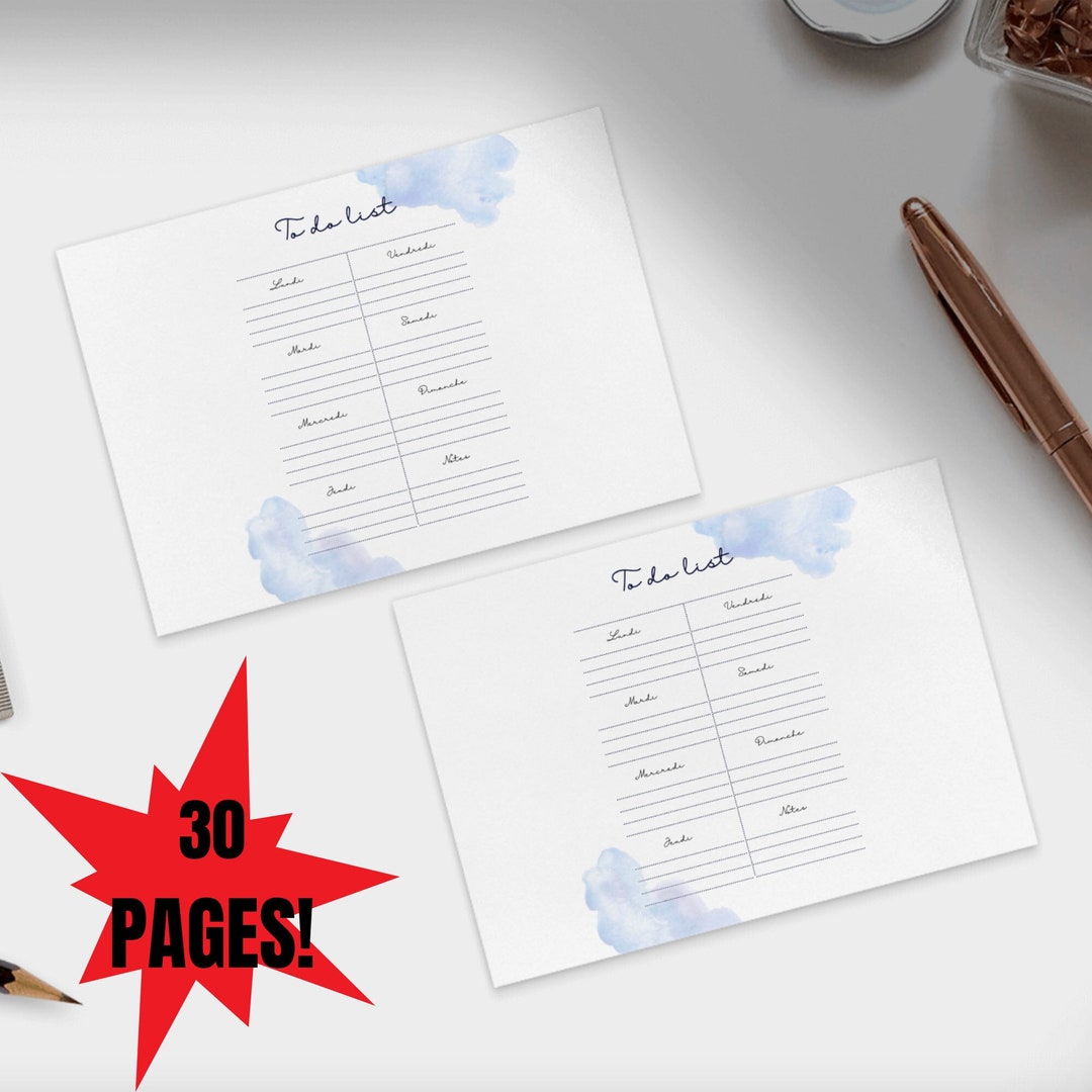 To Do printable Minimal To-do List Simple Task List - Etsy