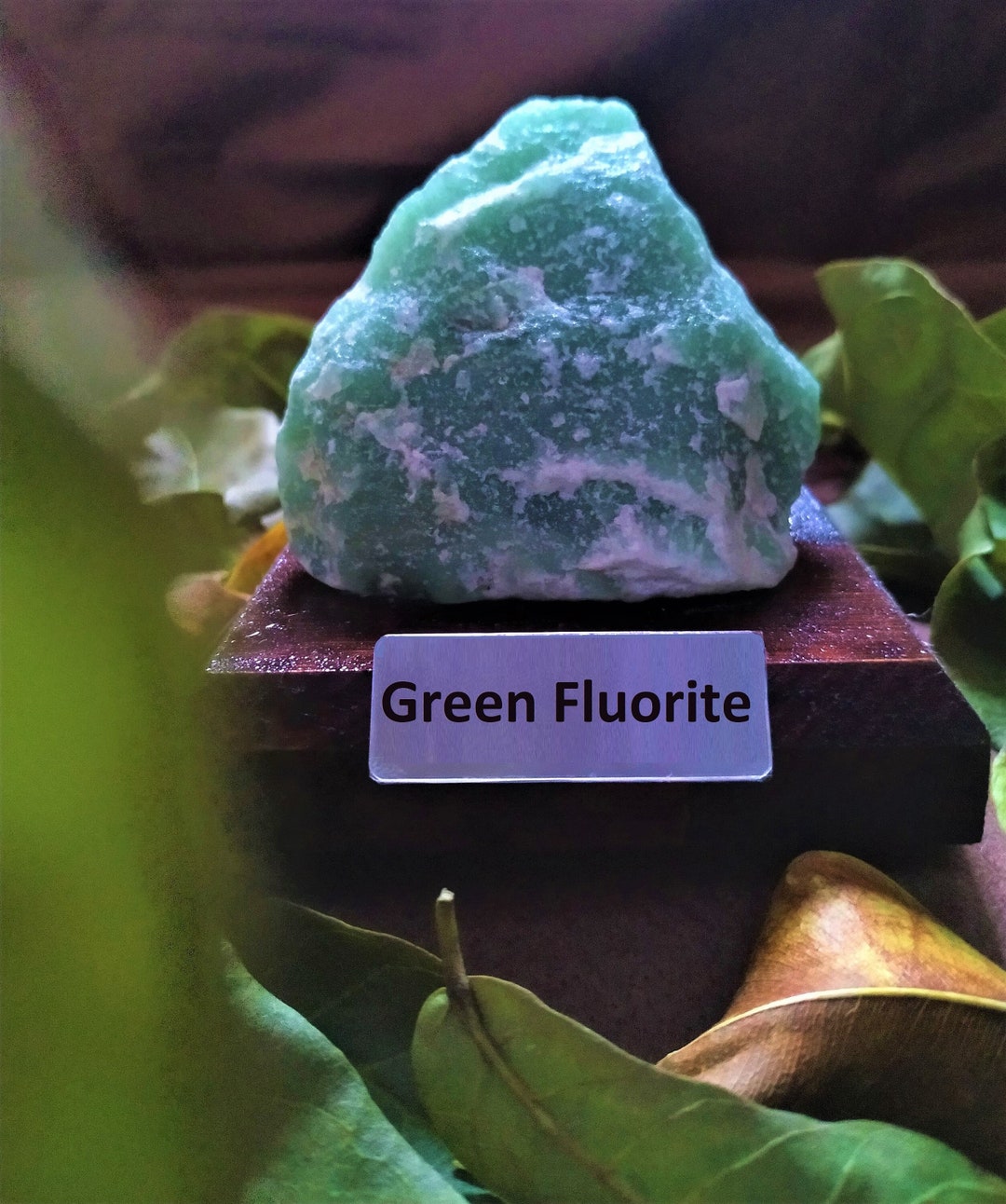Green Fluorite Display - Etsy