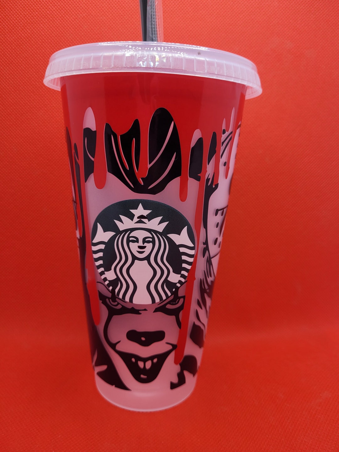 Starbucks Cold Cup Pennywise Scream Michael Myers Personlised - Etsy