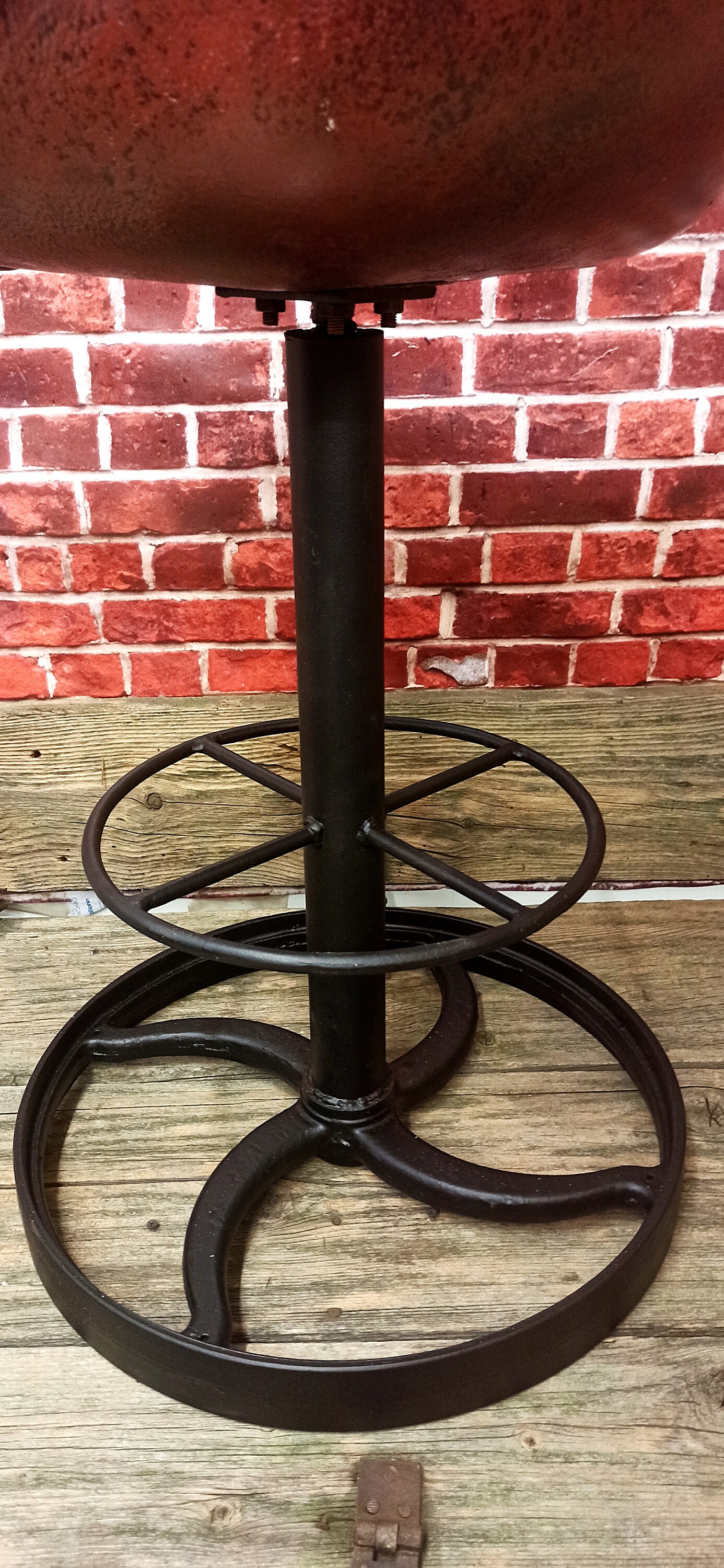RETRO Bar Stool Pub Stool Industrial Stool Bar Chair KITCHEN HOKER Seat ...