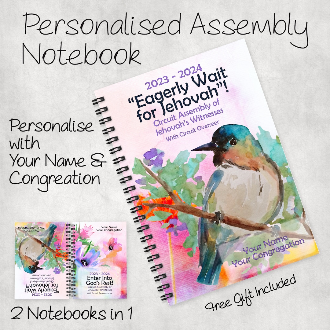 JW Assembly Notepad Notebook Personalised - Etsy