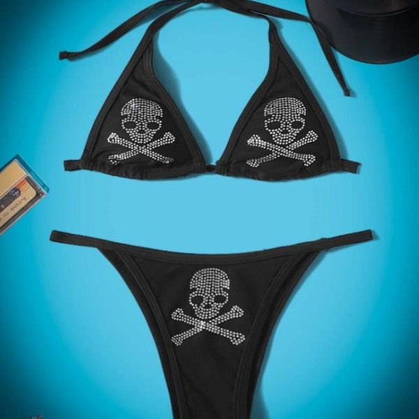 Skull Bikini - Etsy