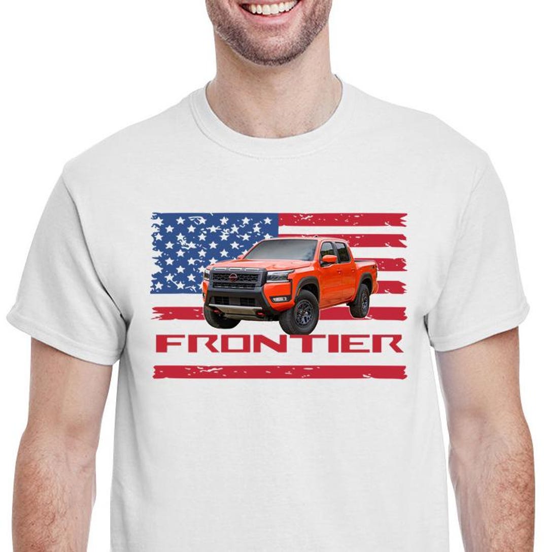 US FLAG Frontier Truck T-shirt, for Nissan Frontier. - Etsy
