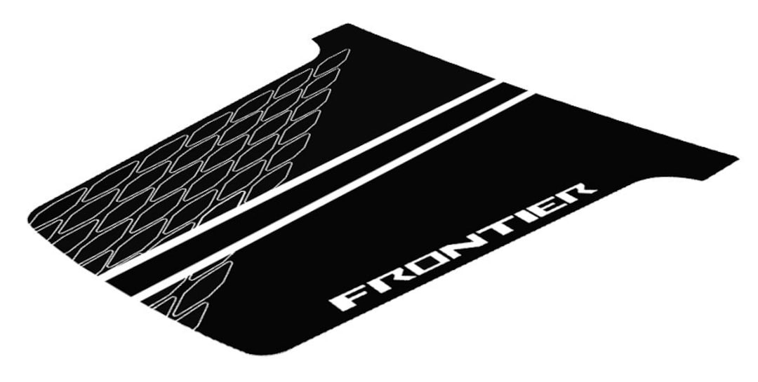 Hood Decal + Tailgate & Front Grill Logo Inserts (for Nissan Frontier ...