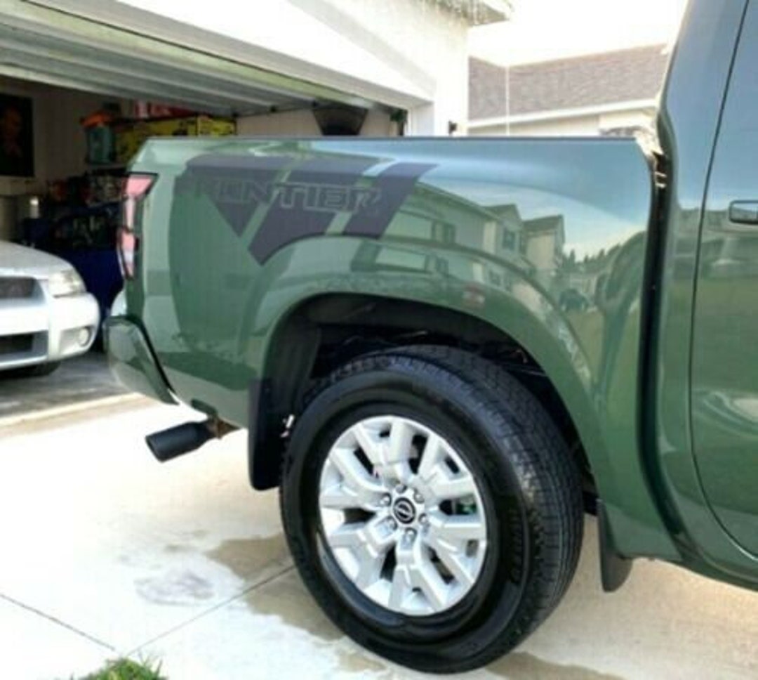 Decals Kit for Nissan Frontier 2022-25 (bedside + Insert Logos) BLACK ...