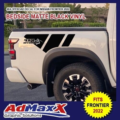 4x4 Offroad Truck Bedside Decals Kit for Nissan Frontier 2022-24 ...