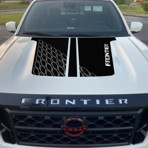 Hood Decal + Tailgate & Front Grill Logo Inserts (for Nissan Frontier ...
