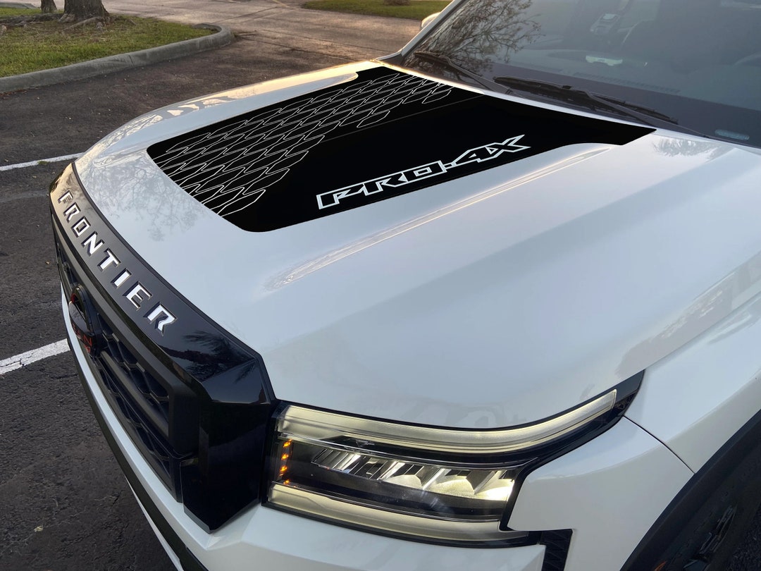 Hood Decal W/ PRO4X Logo + Tailgate & Front Grill Logo Inserts (for ...