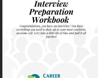 Interview Preparation Printable Workbook - Etsy