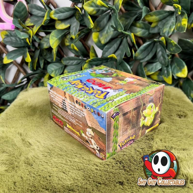 Pokemon Trading Card Proxy Neo Discovery Booster Box empty Box - Etsy