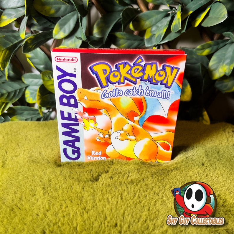 Pokemon Red PAL Replacement Gameboy Box - Etsy
