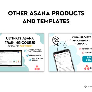 Asana Marketing Bundle, Project Management Template, Marketing Plan ...