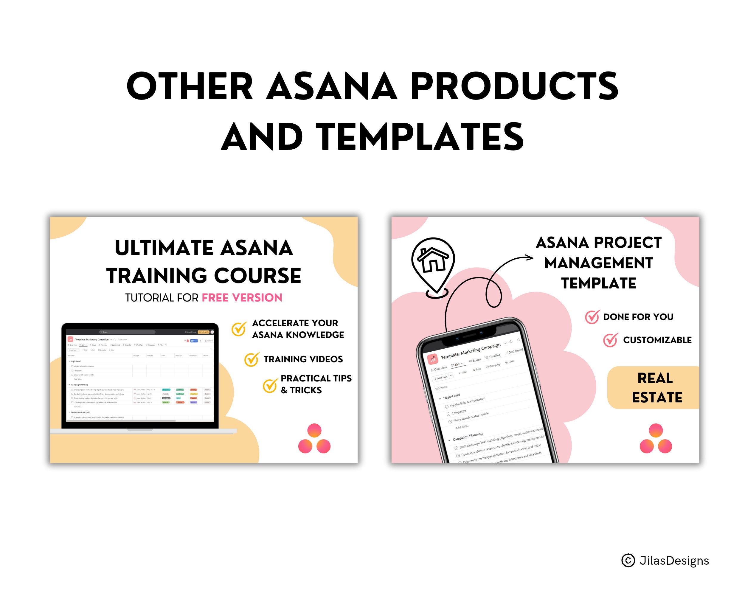 Asana Marketing Bundle, Project Management Template, Marketing Plan ...
