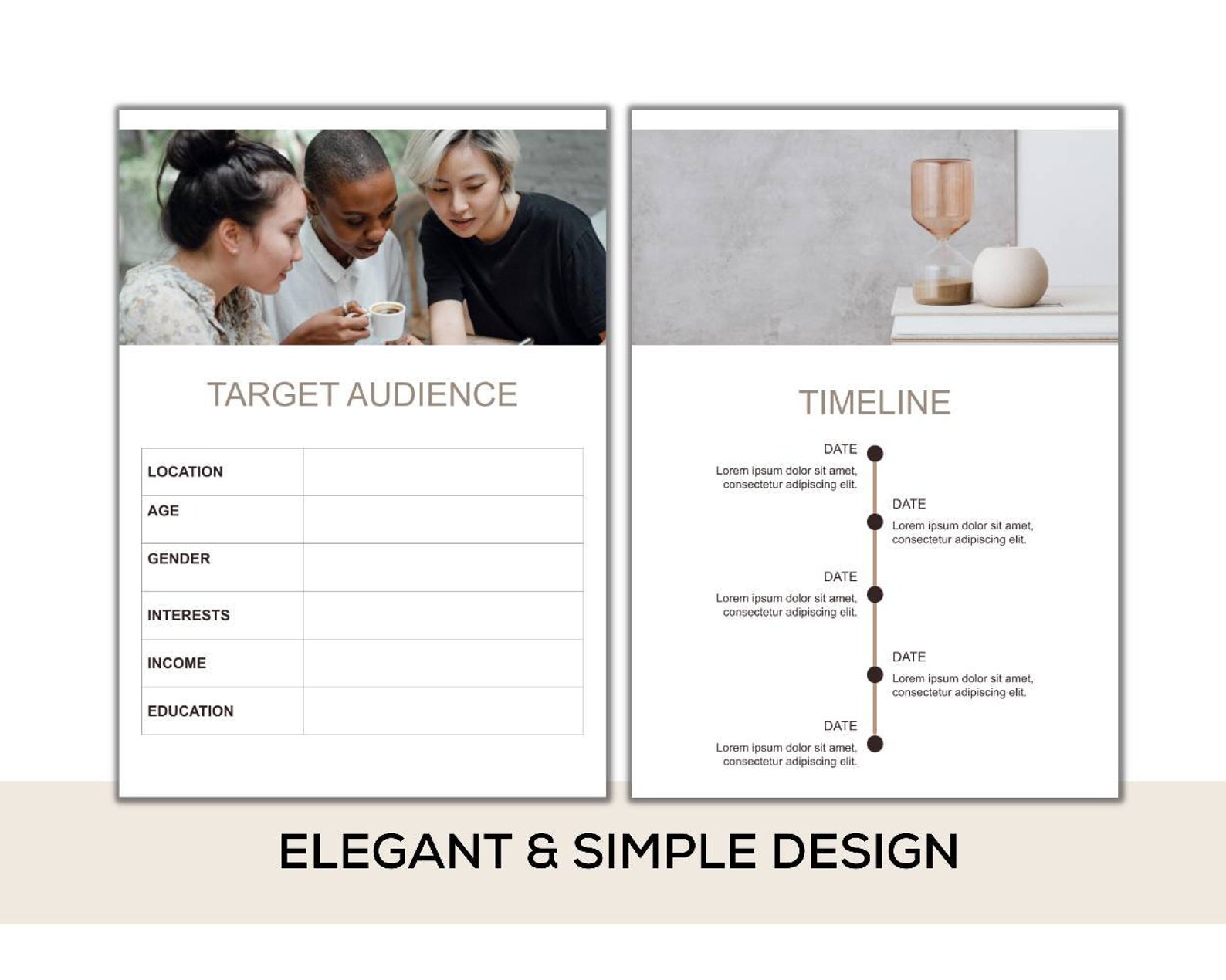 Influencer Marketing Brief Template for Small Businesses, Minimalist ...