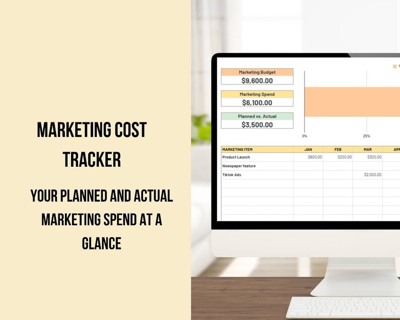 Marketing Campaign Planner Template for Google Sheets, Track Costs ...