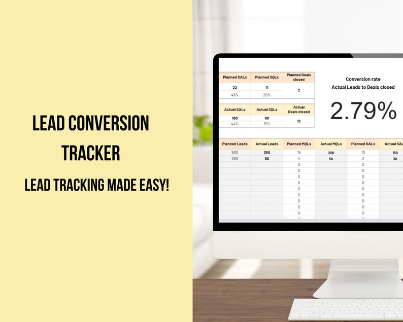 Marketing Lead Tracker Template for Small Businesses, Google Sheets ...