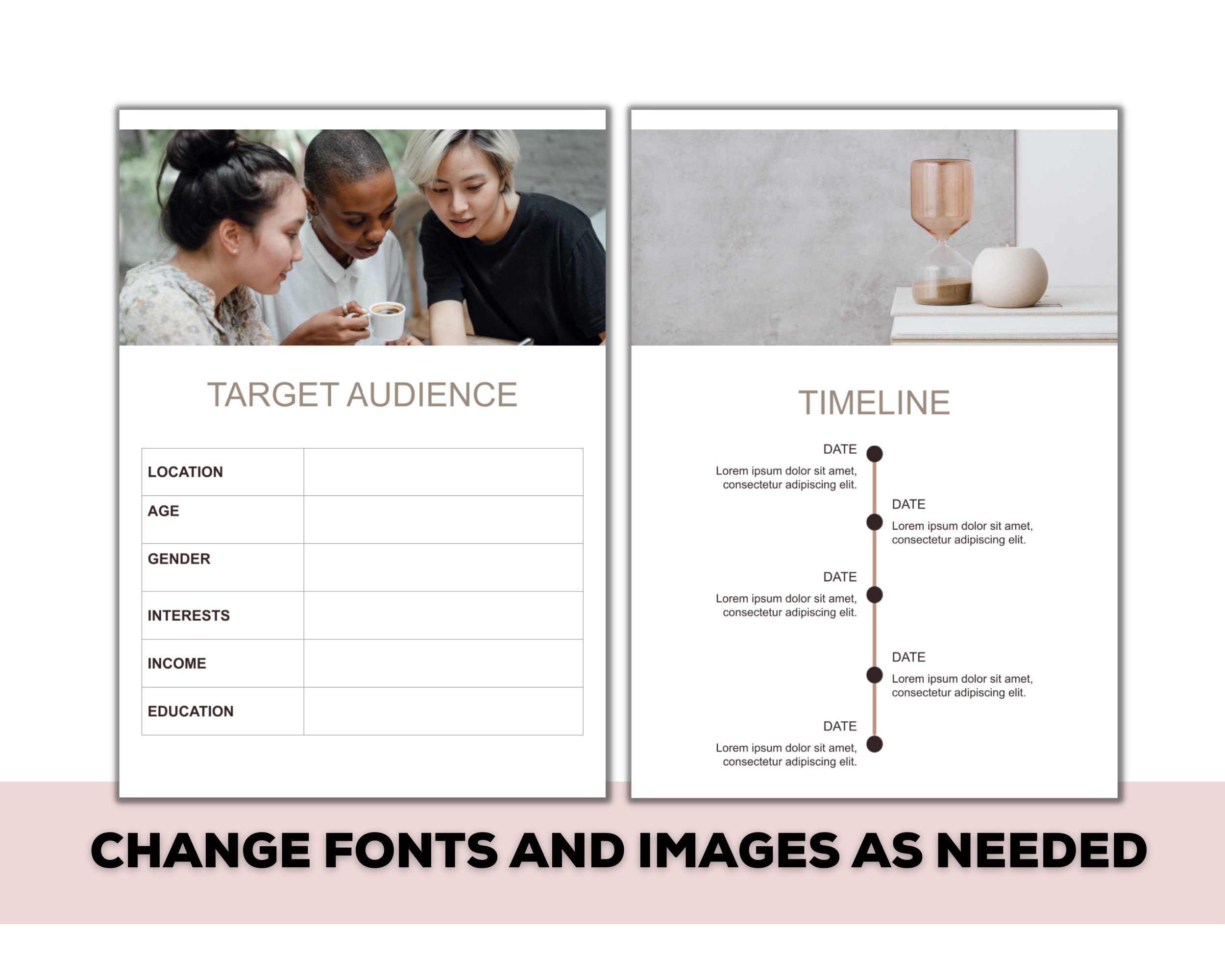 Marketing Campaign Brief Bundle, Influencer Marketing Template, Event ...
