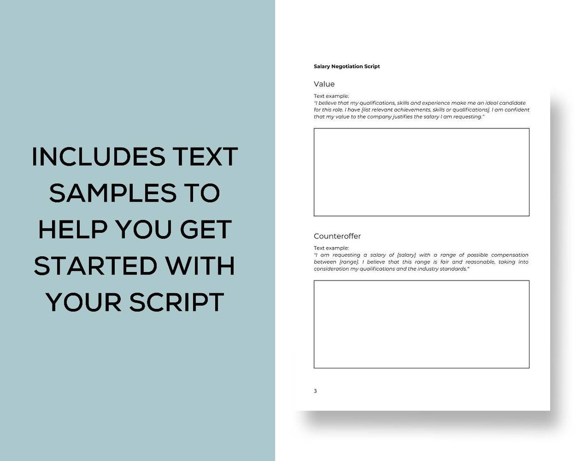 Salary Negotiation Template for Google Docs, Salary and Wages Tracker ...