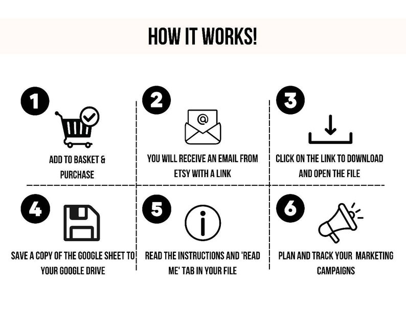 2025 Marketing Calendar Template, Google Sheets Planner (digital ...