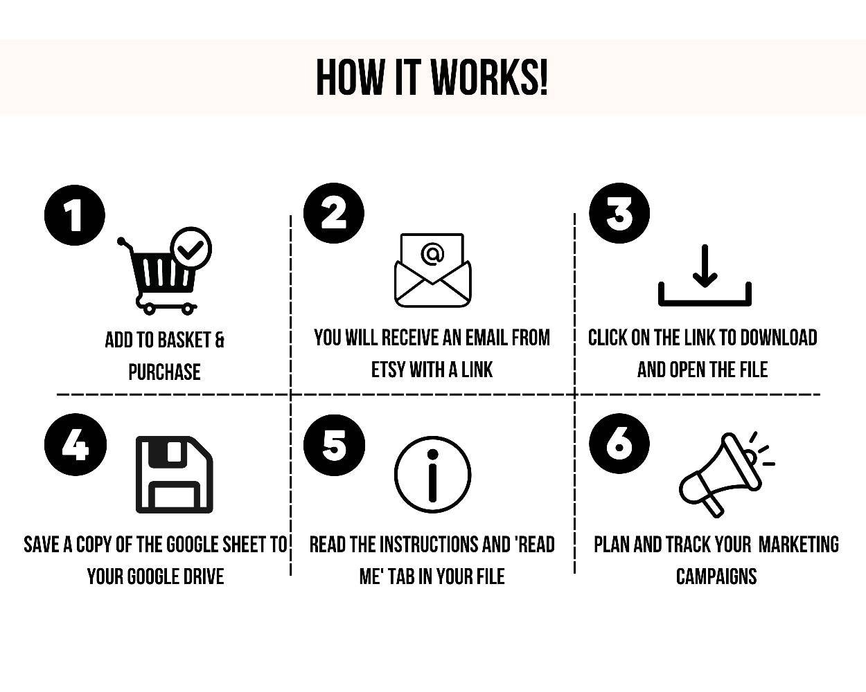 2025 Marketing Calendar Template for Small Businesses, Social Media ...