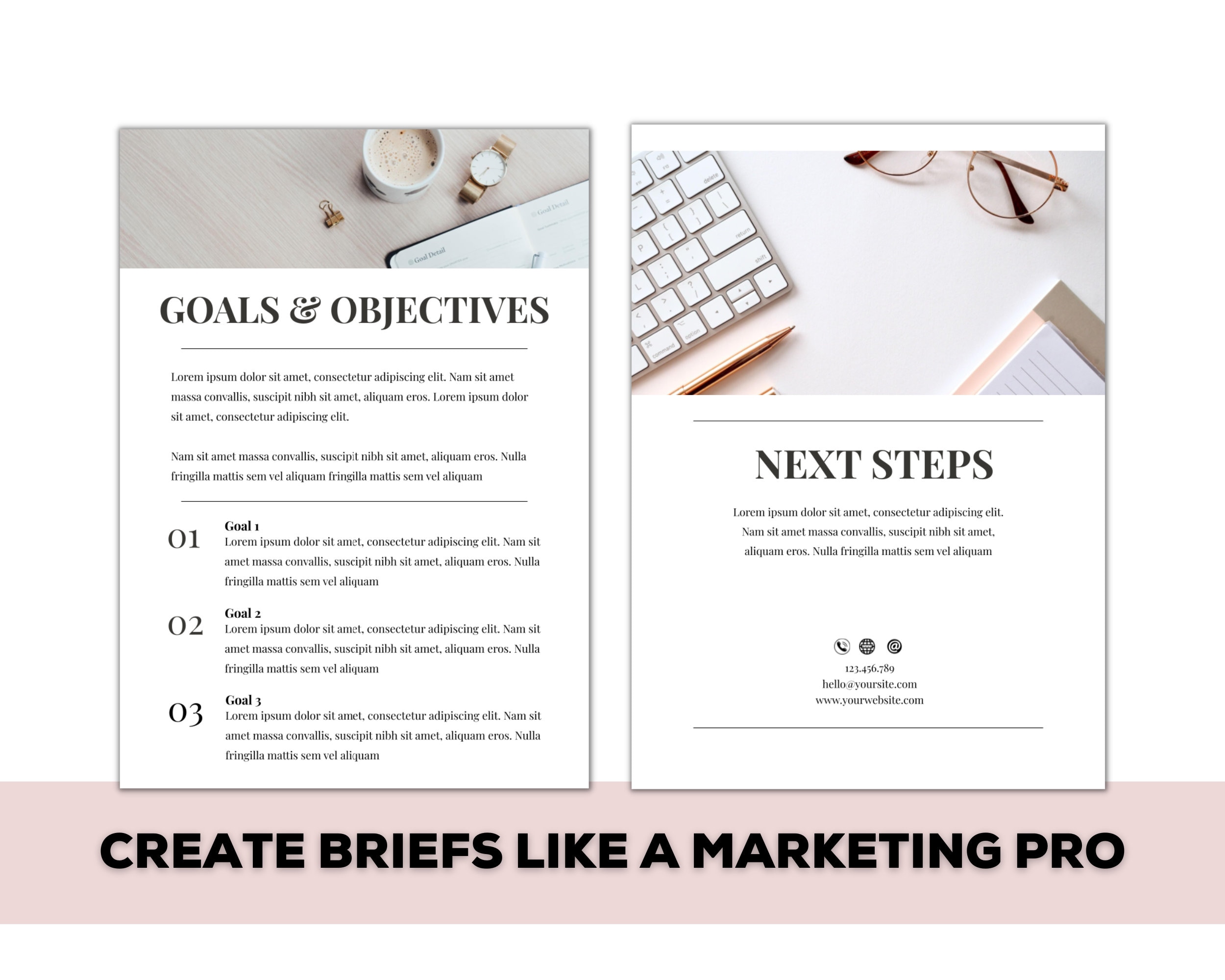 Marketing Campaign Brief Bundle, Influencer Marketing Template, Event ...