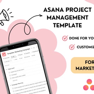 Asana Marketing Project Management Template, Marketing Plan Project ...