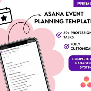 Asana Event Planning Template Complete Project Management System Corporate Wedding Party ...