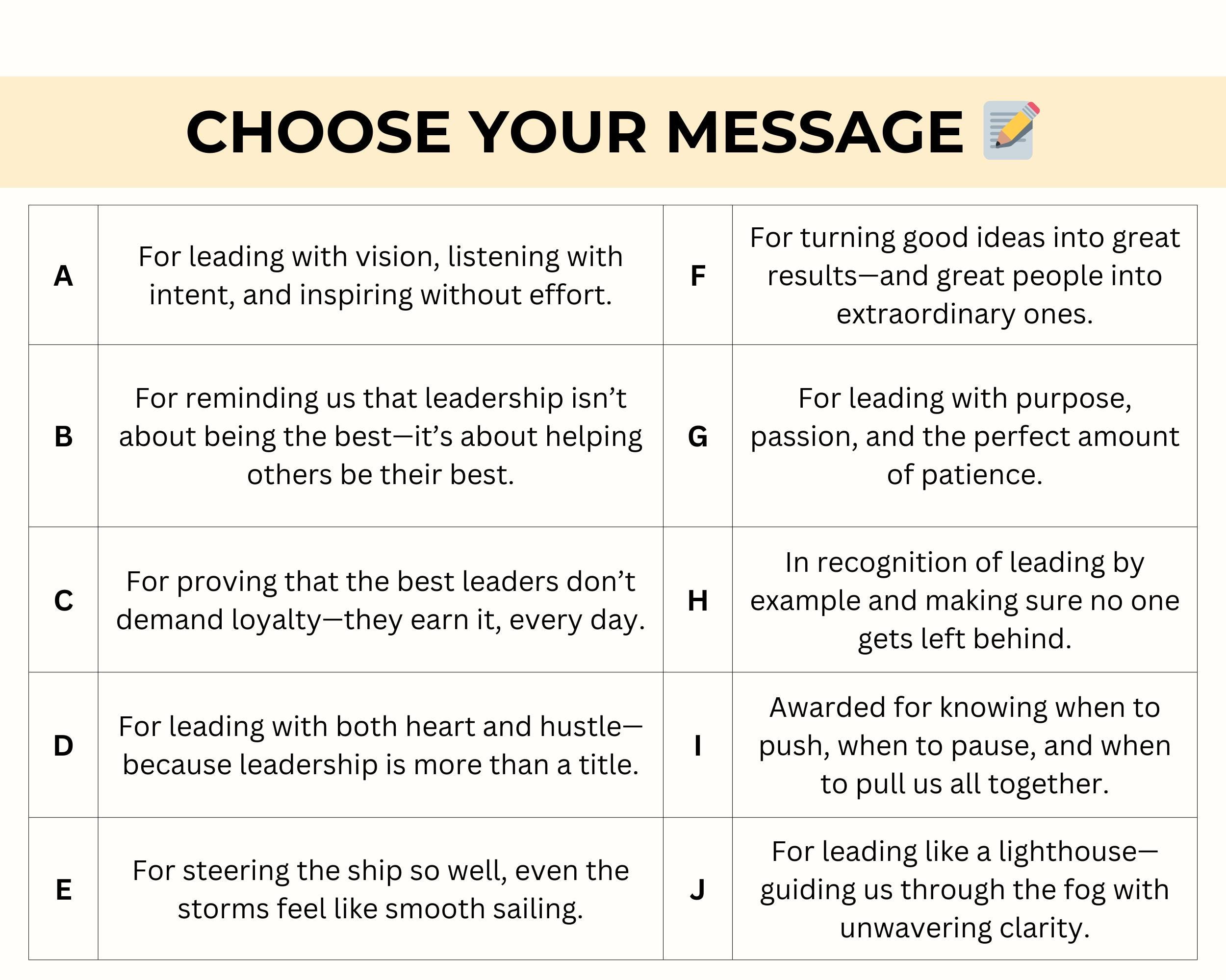 Custom Leadership Appreciation Certificate | Personalized Manager ...