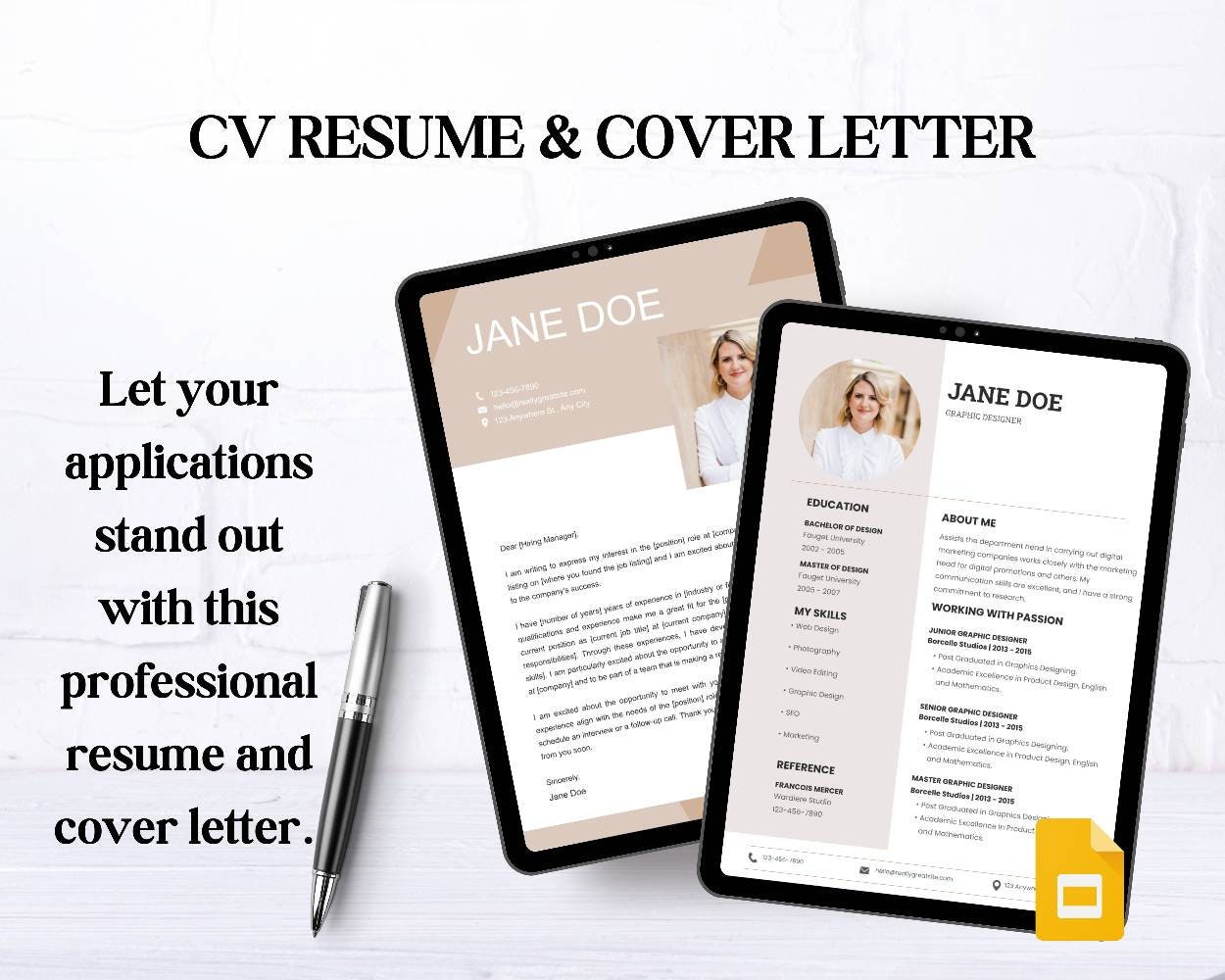 All-in-one Job Search and Job Application Template Bundle for Google ...