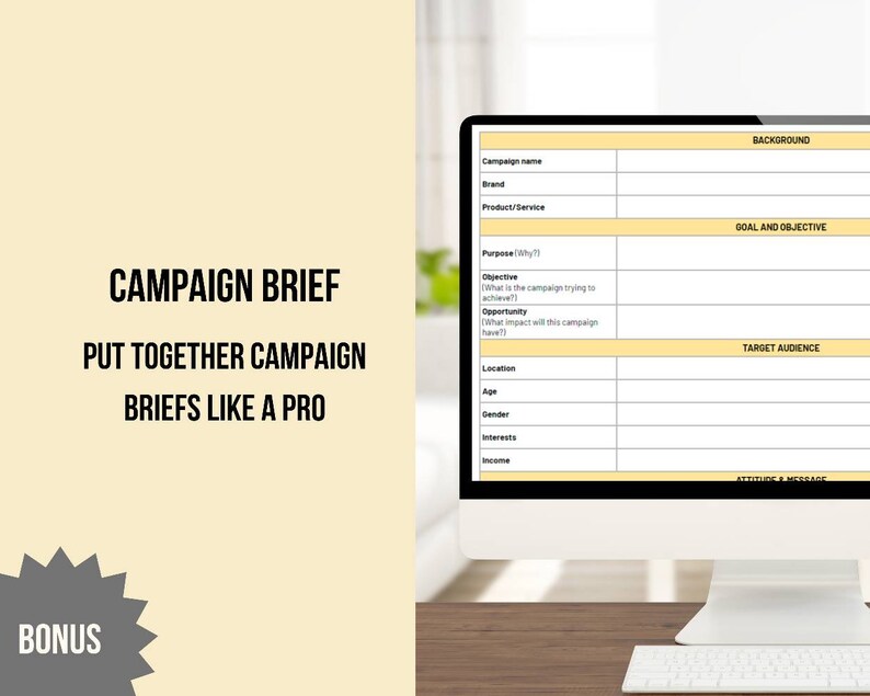 Marketing Campaign Planner Template for Google Sheets, Track Costs ...