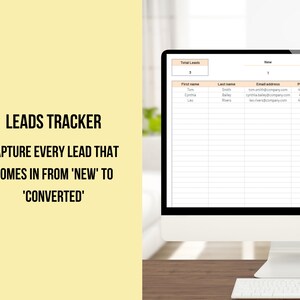 Marketing Lead Tracker Template for Small Businesses, Google Sheets ...