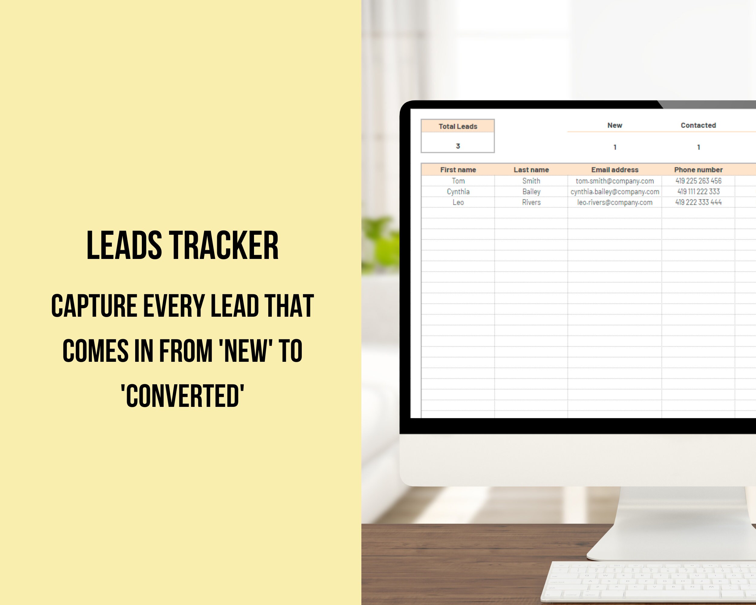 Marketing Lead Tracker Template for Small Businesses, Google Sheets ...