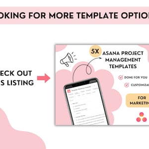 Asana Marketing Project Management Template, Marketing Plan Project ...